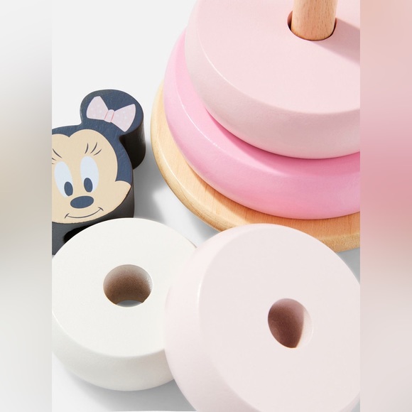 Disney | Accessories | Disneys Minnie Mouse Wooden Stacker Toy | Poshmark